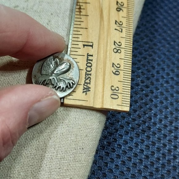 Office | 6 Vintage High Relief Moose Buttons In Silver | Poshmark